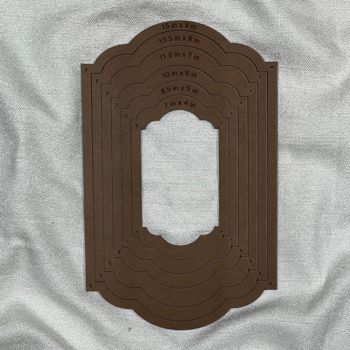 Double Arch Stained Glass Layout Frame, Window Stained Glass Jig ...