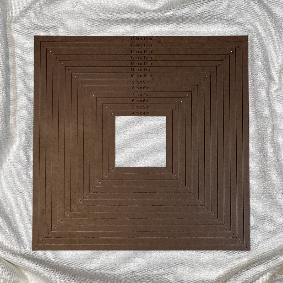 Square Stained Glass Layout Frame, Stained Glass Jig, Stained Glass ...