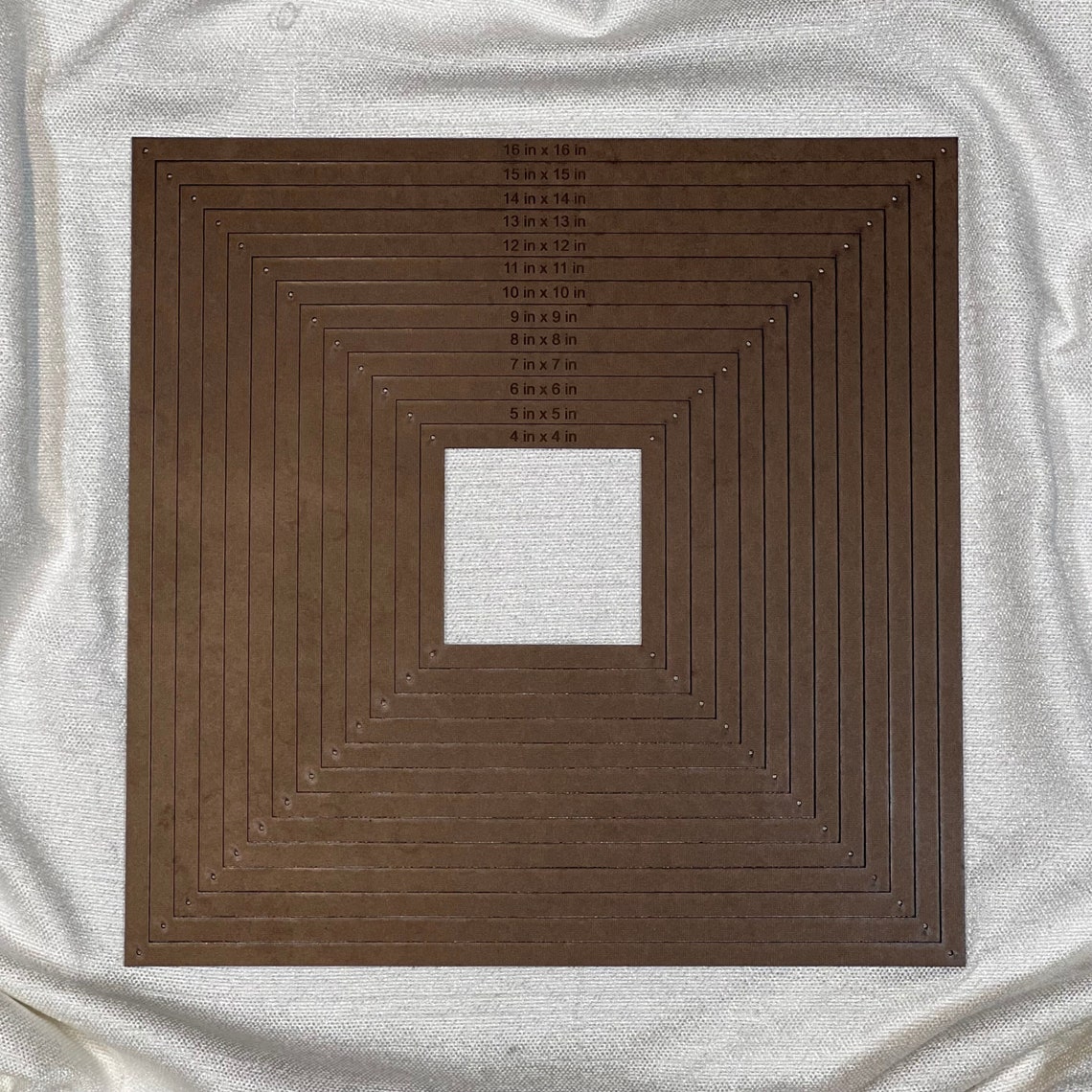 Square Stained Glass Layout Frame, Stained Glass Jig, Stained Glass ...