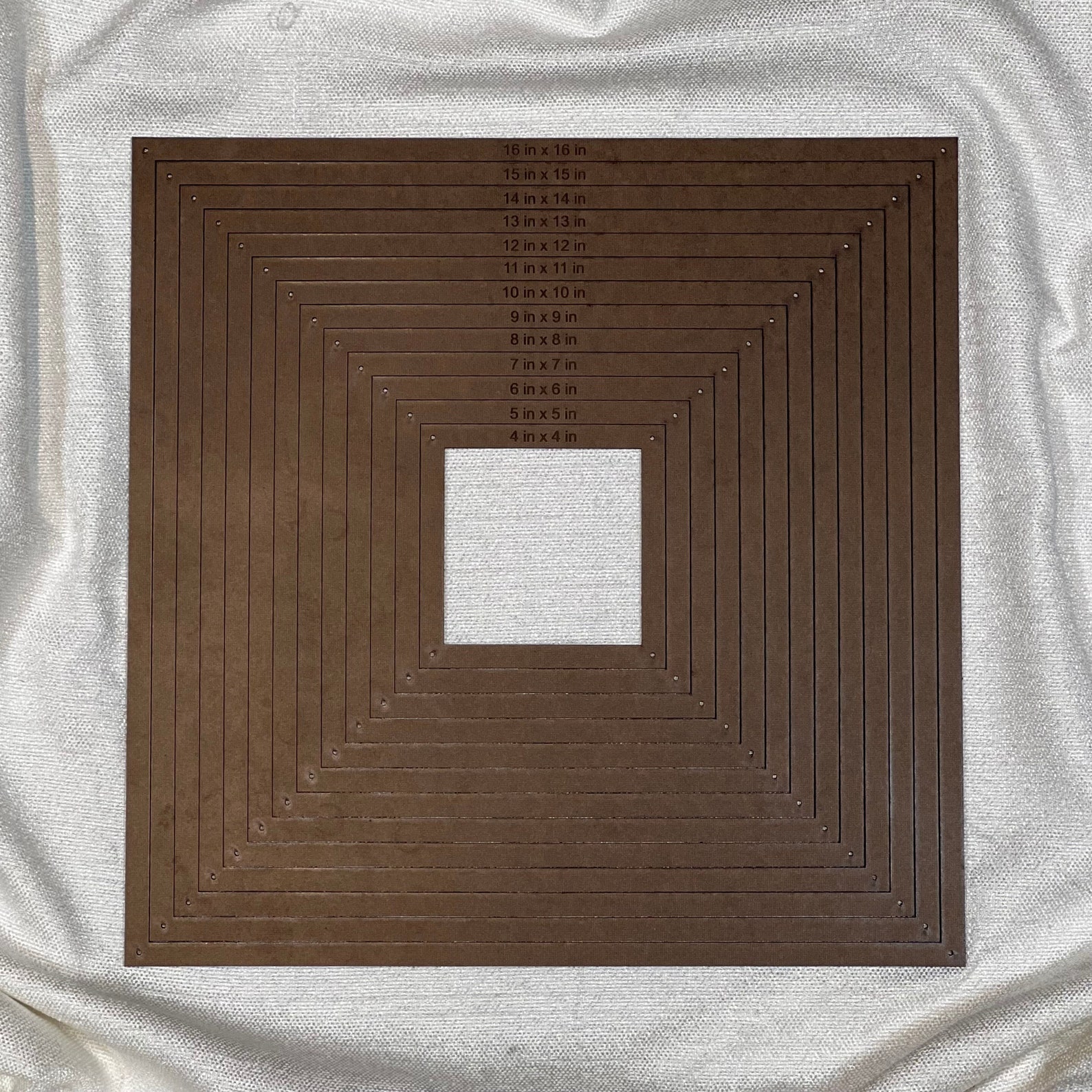 Square Stained Glass Layout Frame, Stained Glass Jig, Stained Glass ...