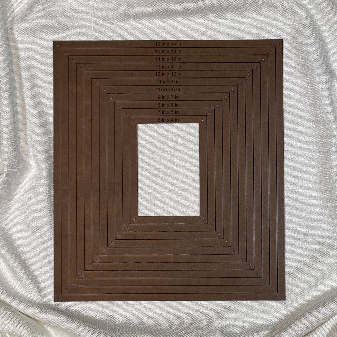 Rectangle Stained Glass Layout Frame, Stained Glass Jig, Stained Glass ...