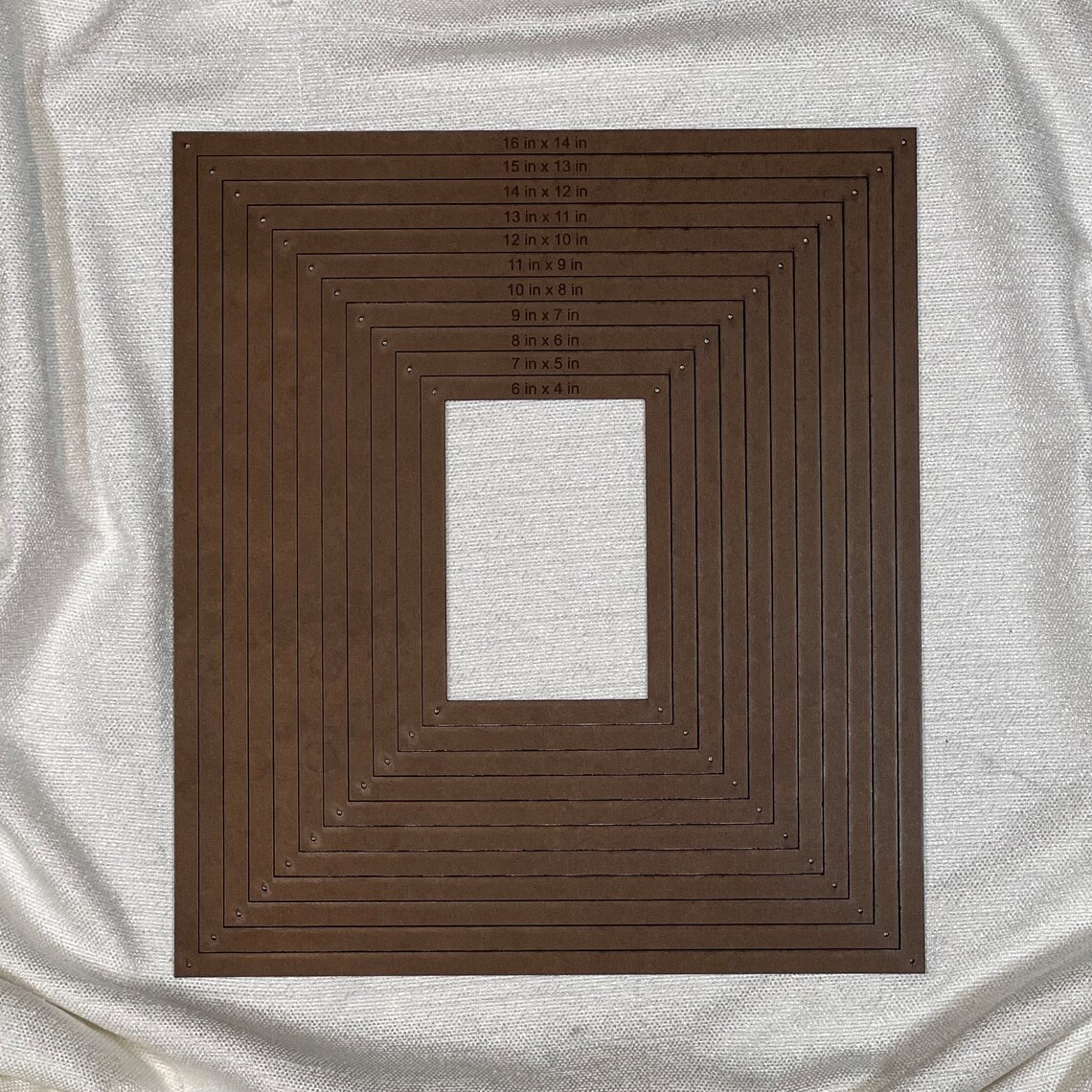 Rectangle Stained Glass Layout Frame, Stained Glass Jig, Stained Glass ...