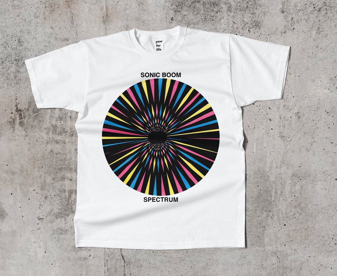 Sonic Boom Spectrum Tshirt - Etsy