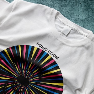 Sonic Boom Spectrum Tshirt - Etsy