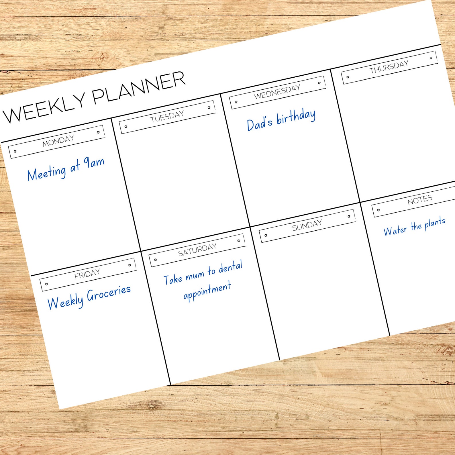Best Weekly Planner - 7 Day Weekly Planner - Mom Weekly Planner ...