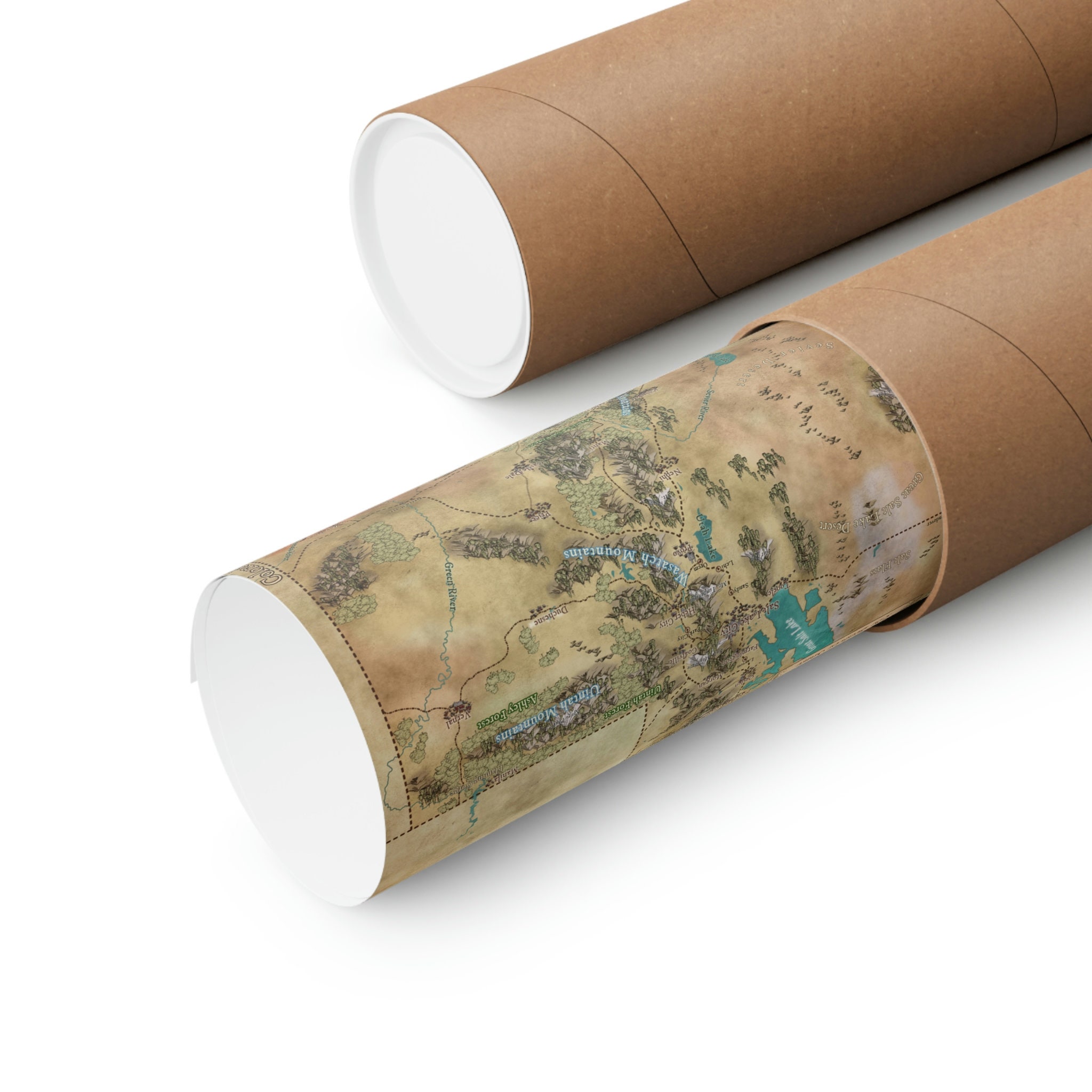 Utah: the Beehive State Fantasy Map - Etsy