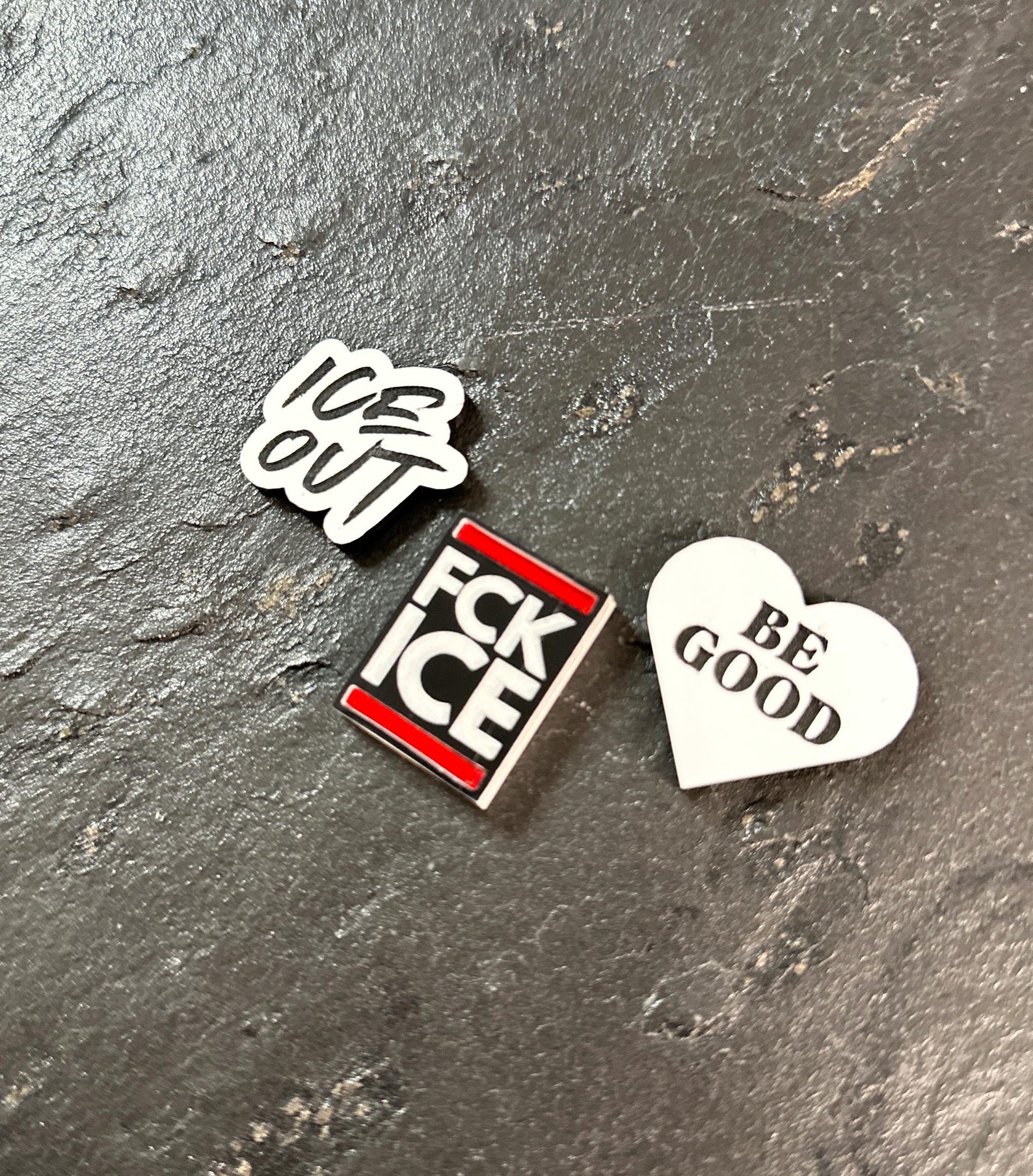 ICE OUT Pin Bundle (3 Pins) | Be Good Pin | FCK Ice Pin - Etsy