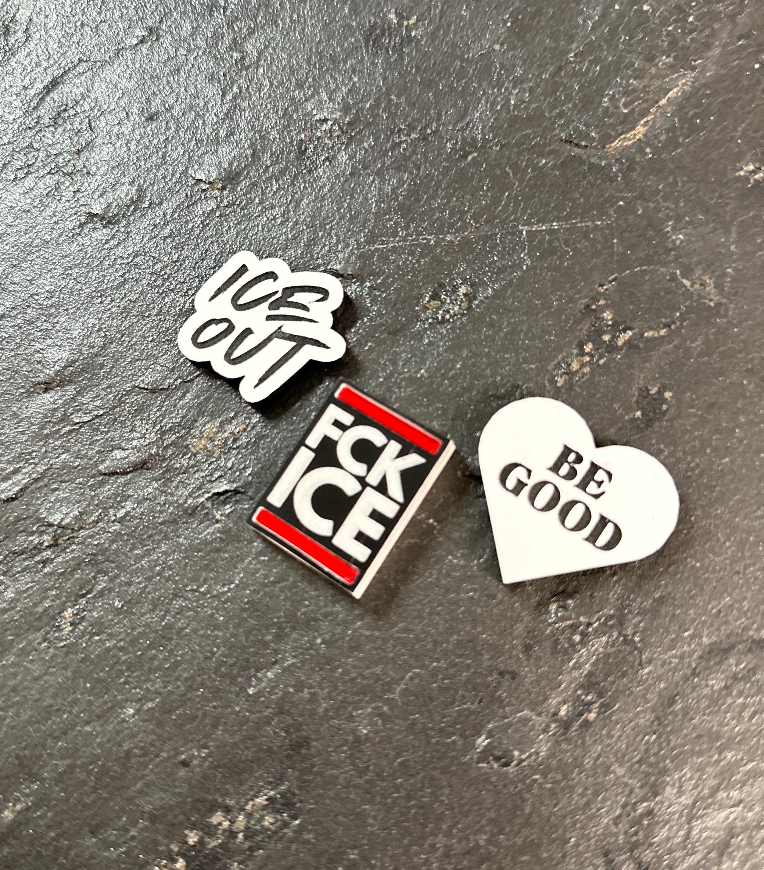 ICE OUT Pin Bundle (3 Pins) | Be Good Pin | FCK Ice Pin - Etsy