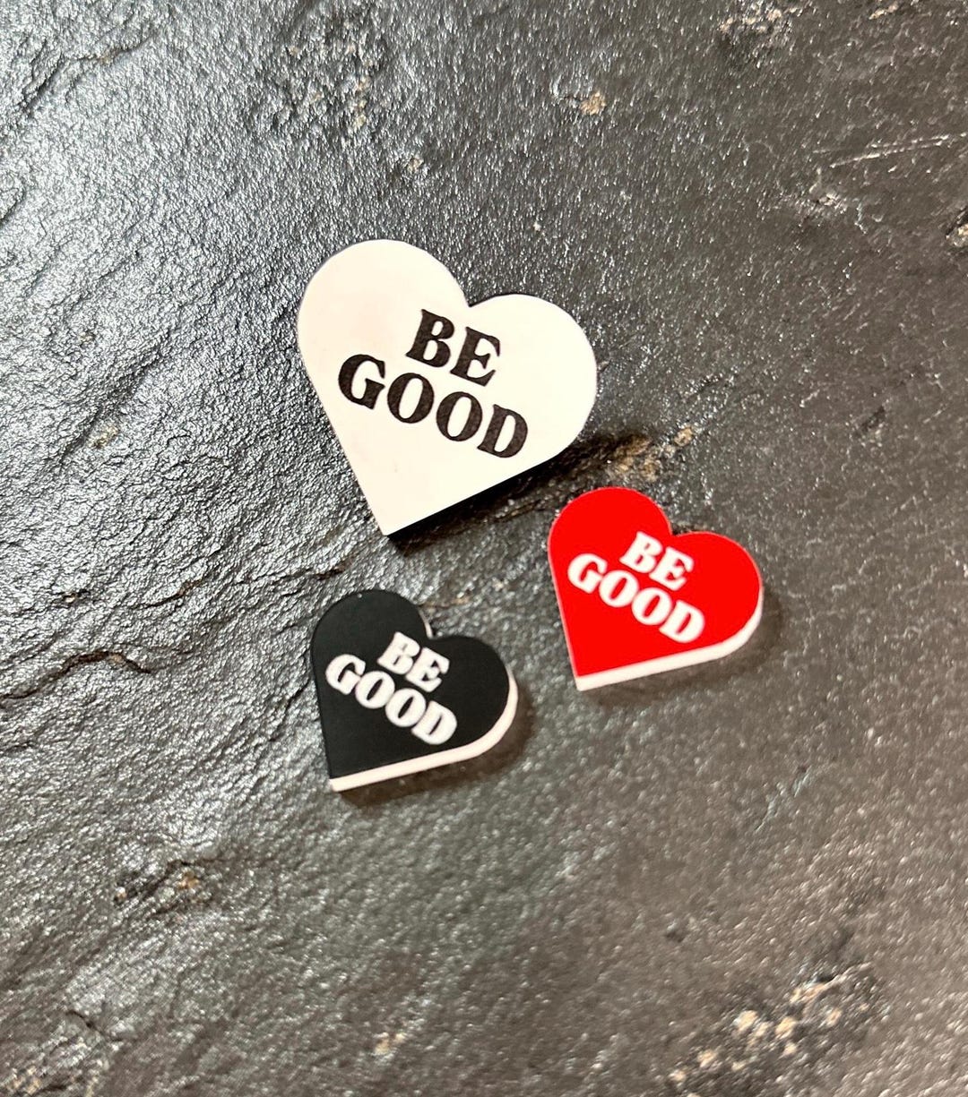 BE GOOD Pin Bundle (3 Pins) | Be Good Pin | Be Good Heart - Etsy