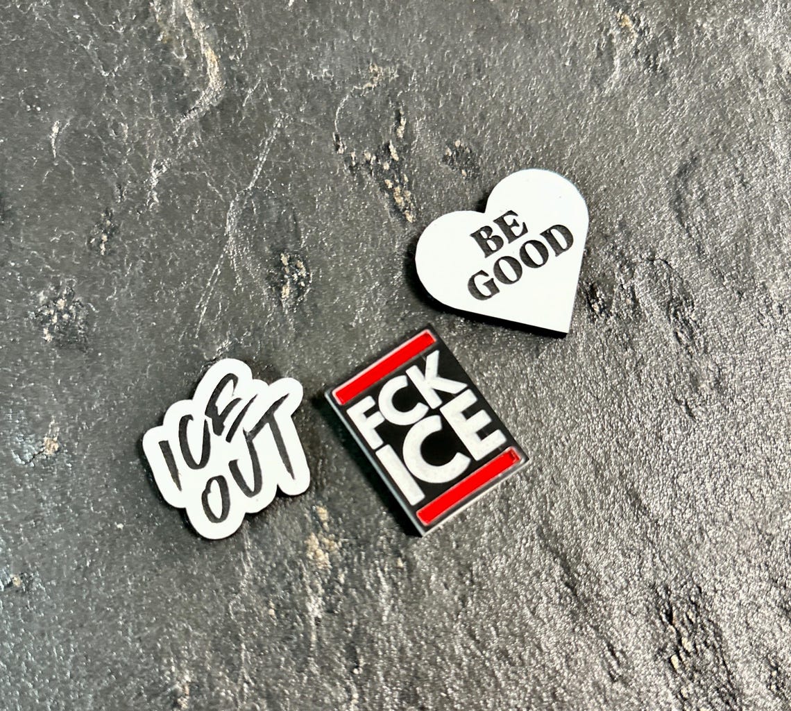 ICE OUT Pin Bundle (3 Pins) | Be Good Pin | FCK Ice Pin - Etsy