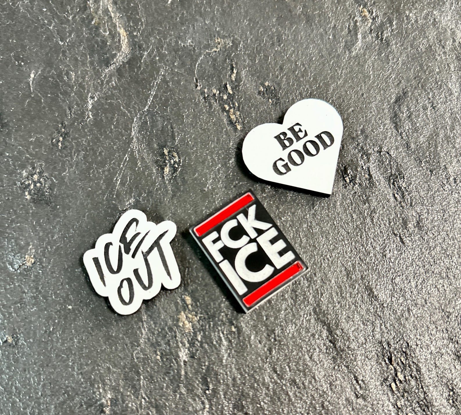 Political Acrylic Pin Bundle | Protest Pins, Activism Jewelry - Etsy