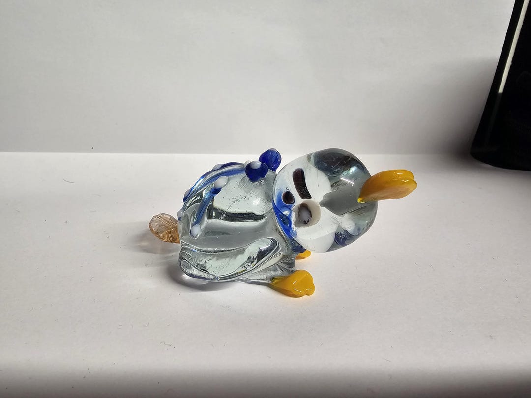 Vintage Murano Glass Duck Figurine - Etsy