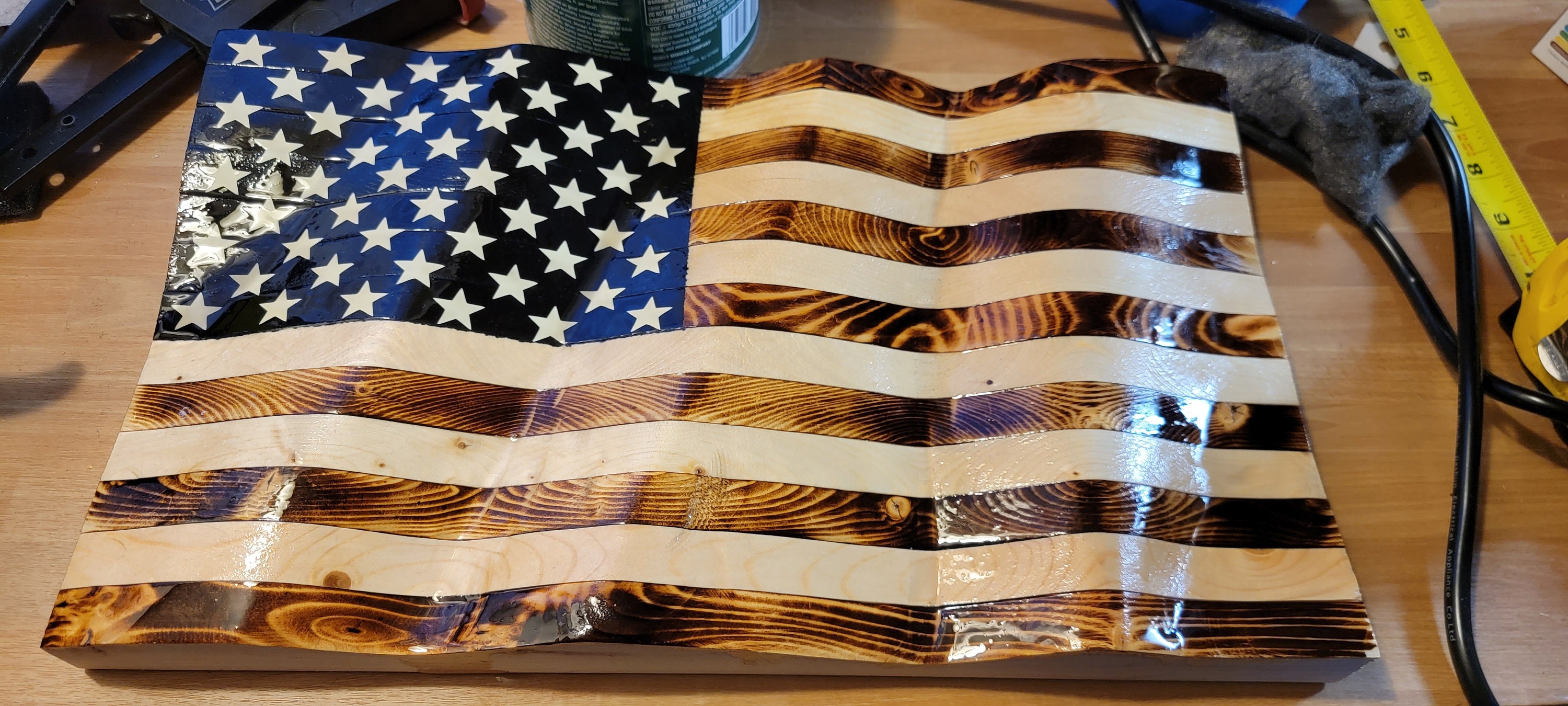 Hand Made Waving American Flags - Etsy