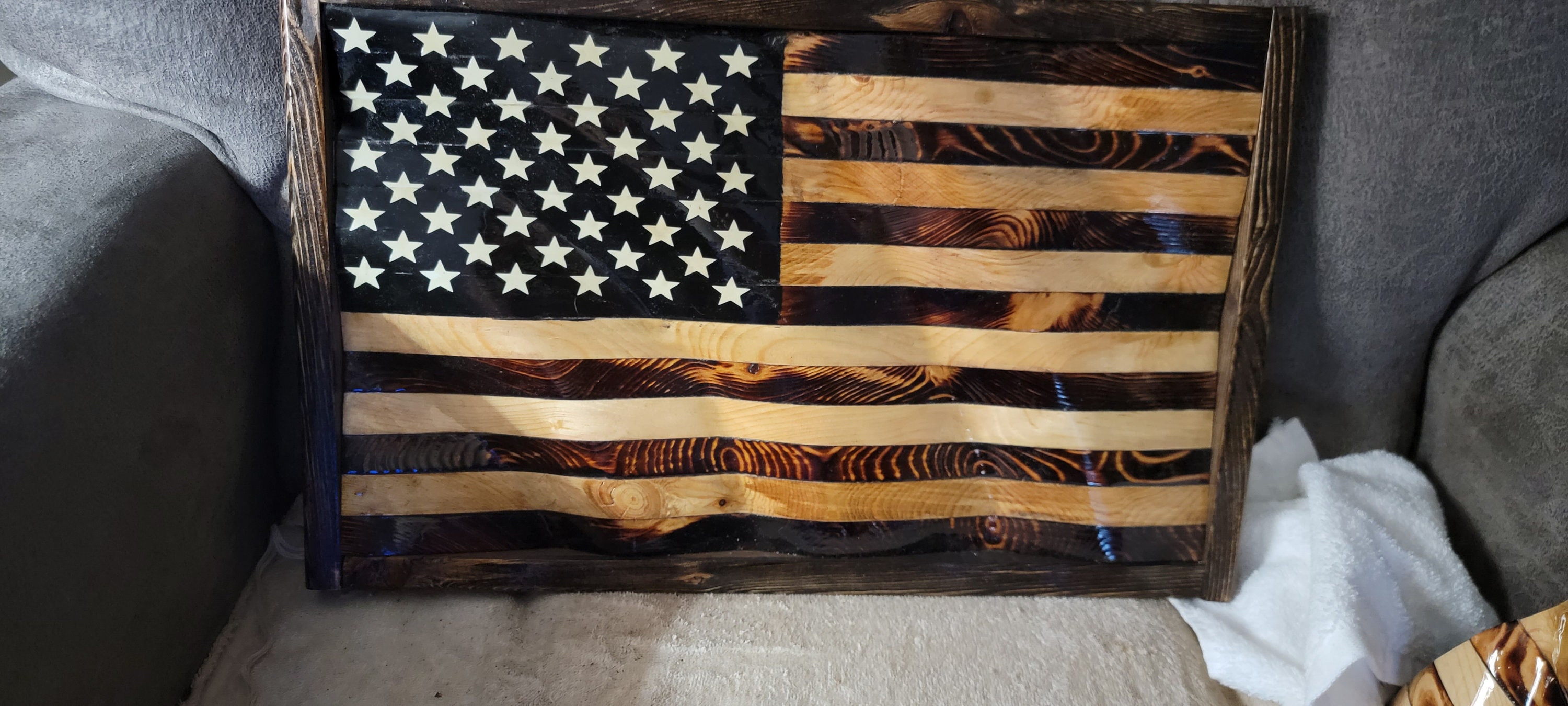 Hand Made Waving American Flags - Etsy