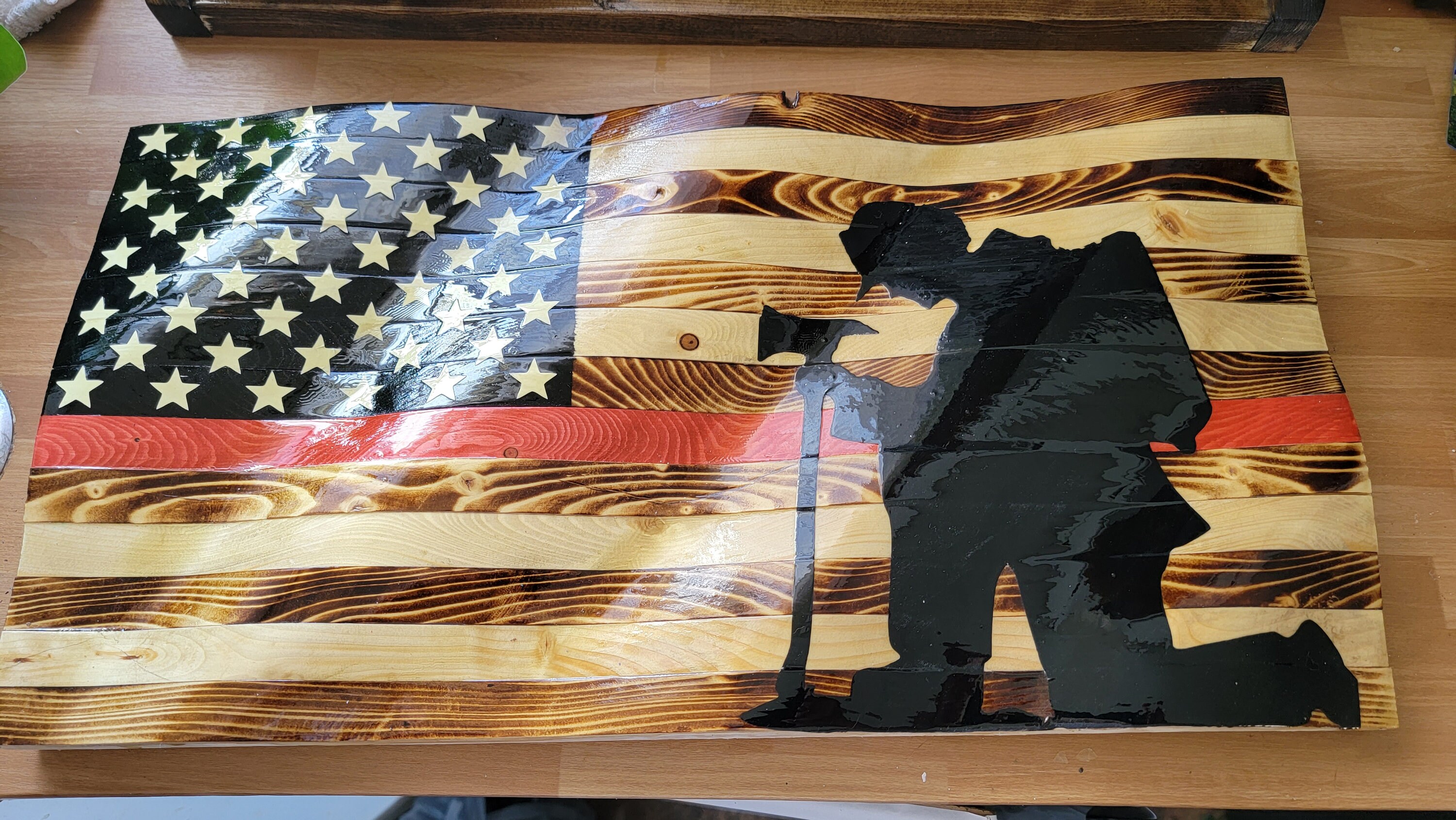 Hand Made Waving American Flags - Etsy