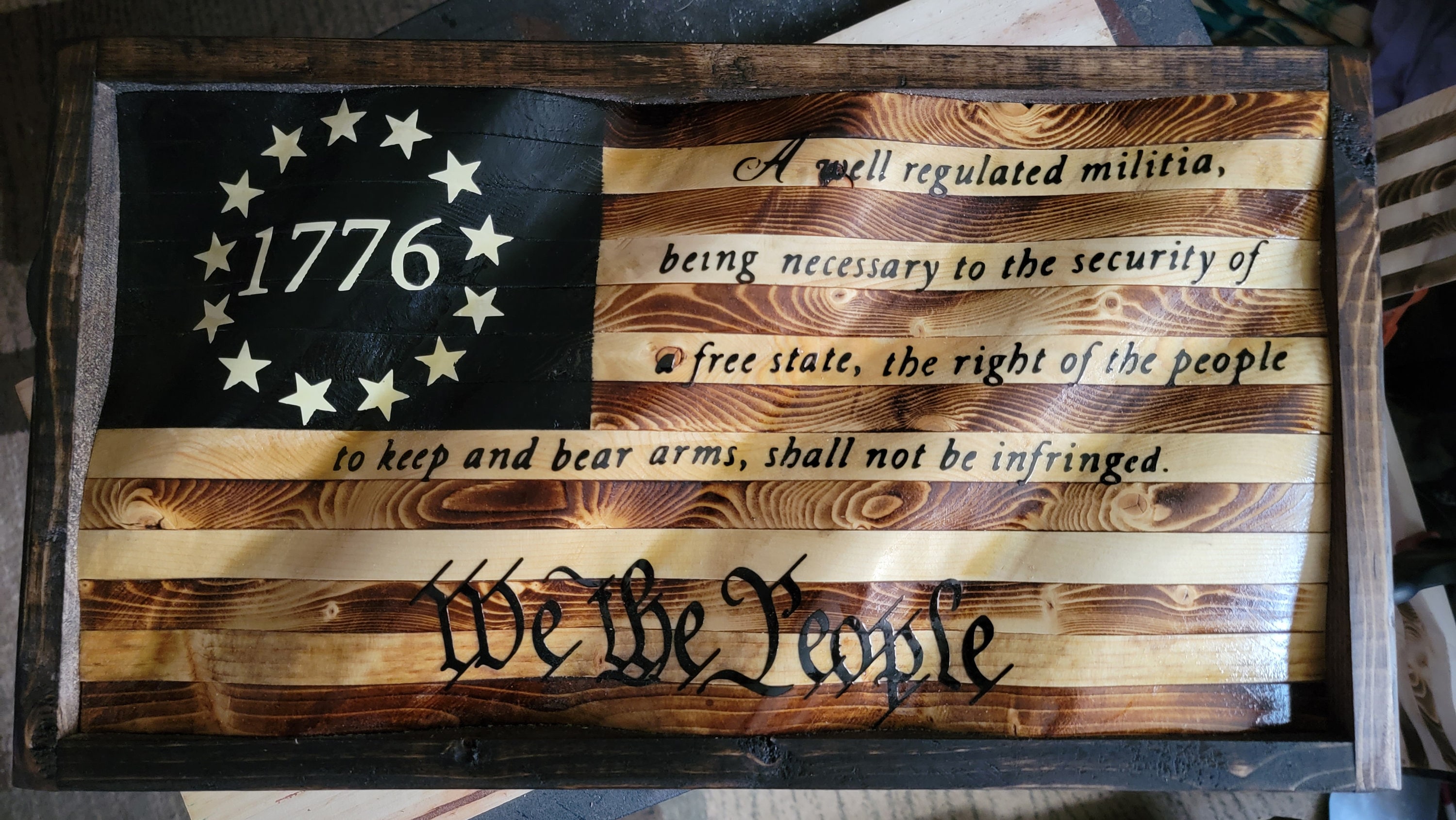 Hand Made Waving American Flags - Etsy