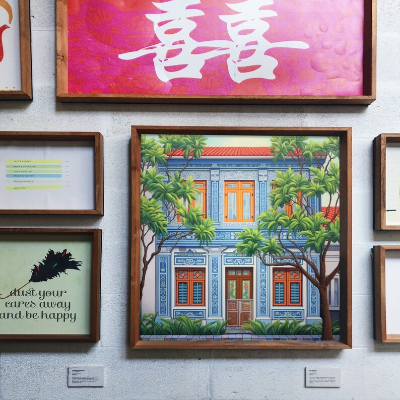Elegance Enshrined Peranakan Haven - Printable Wall Art - Etsy
