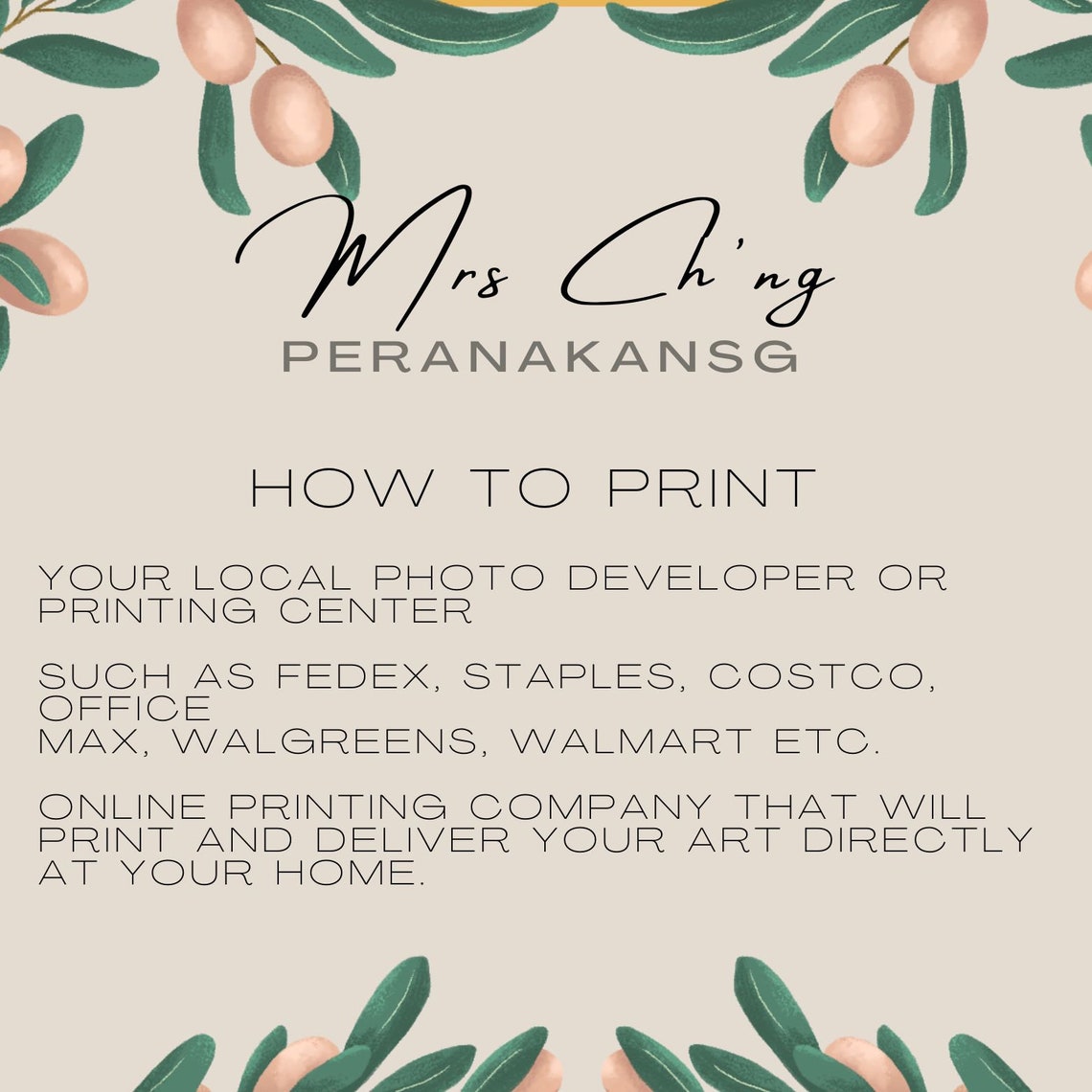 Elegance Enshrined Peranakan Haven - Printable Wall Art - Etsy