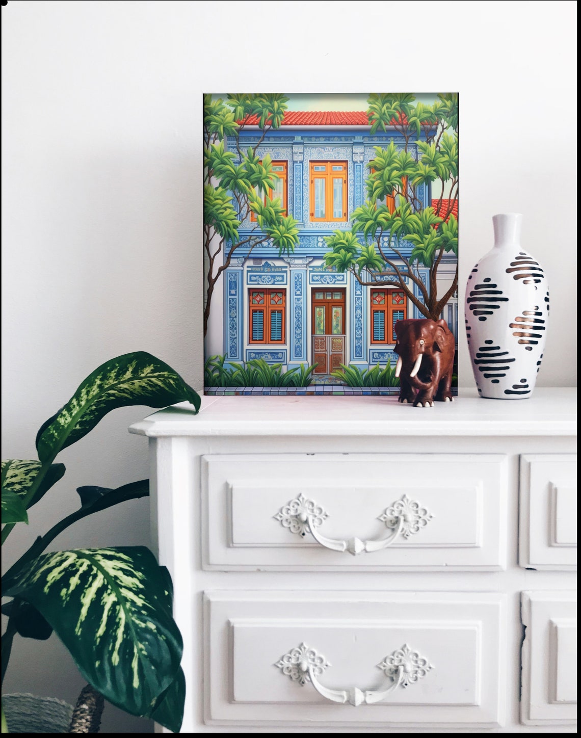 Elegance Enshrined Peranakan Haven - Printable Wall Art - Etsy