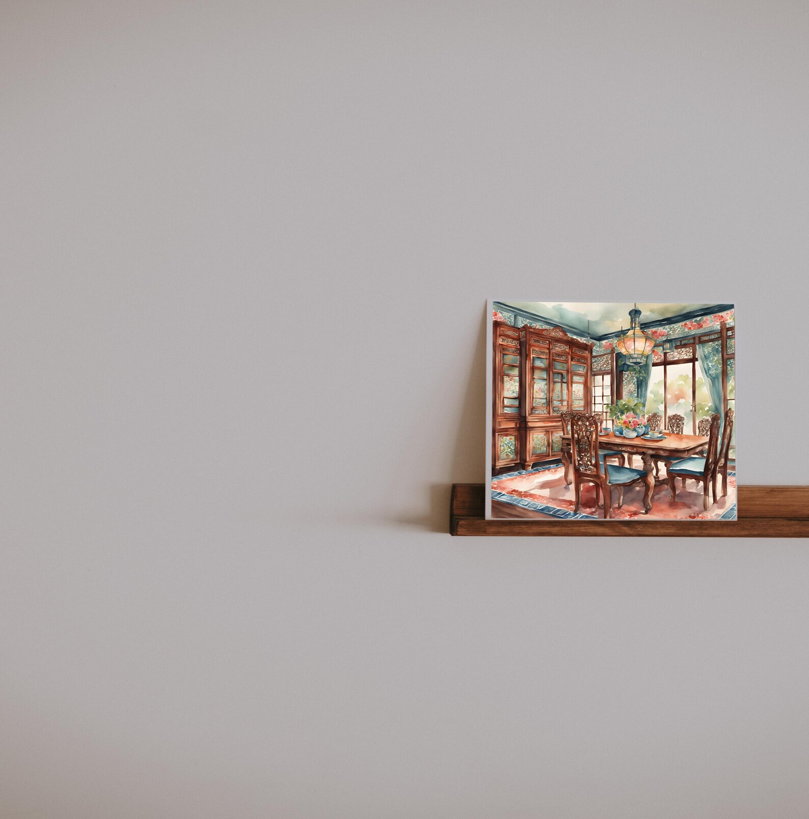 Peranakan Dining Room Print – Traditional Asian Home Decor (digital ...
