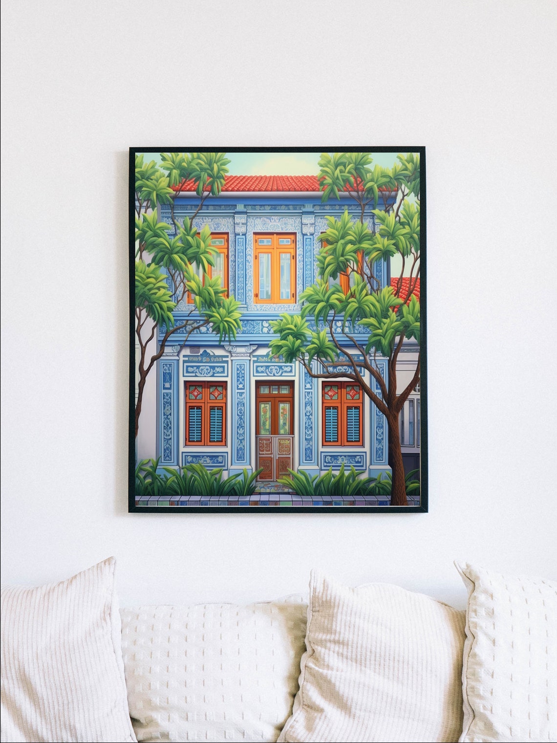 Elegance Enshrined Peranakan Haven - Printable Wall Art - Etsy