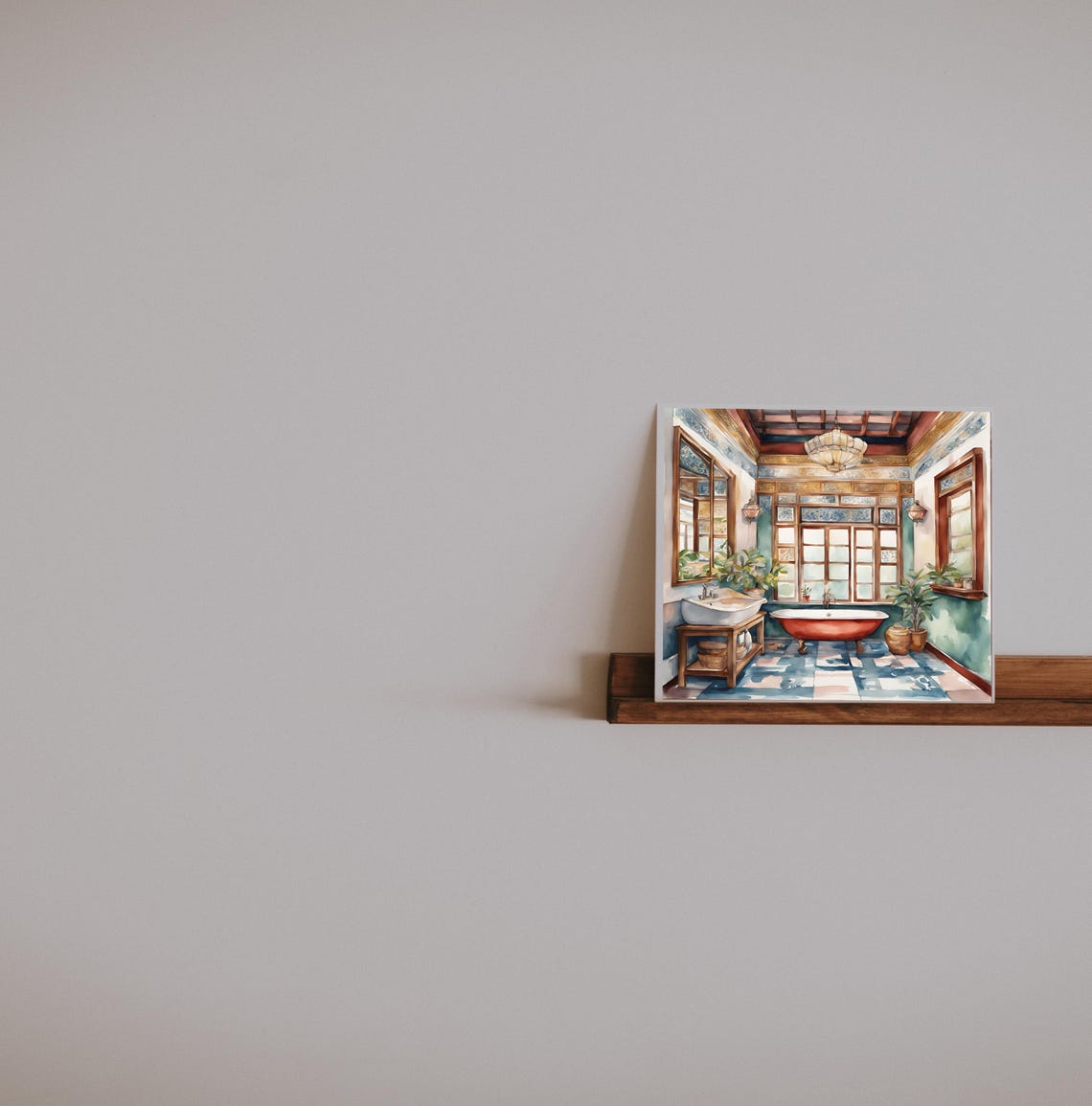 Verdant Peranakan Haven – Peranakan Toilet Decor - 4 Printable Wall Art ...