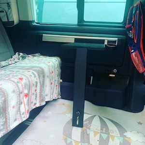 VW California Setup: Shoe Box, Table, Leg Support, Multivan T5 T6 T6.1 ...