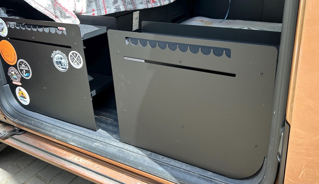 VW California Shoe Box: Left Side Sliding Door, Aluminum Rack - Etsy
