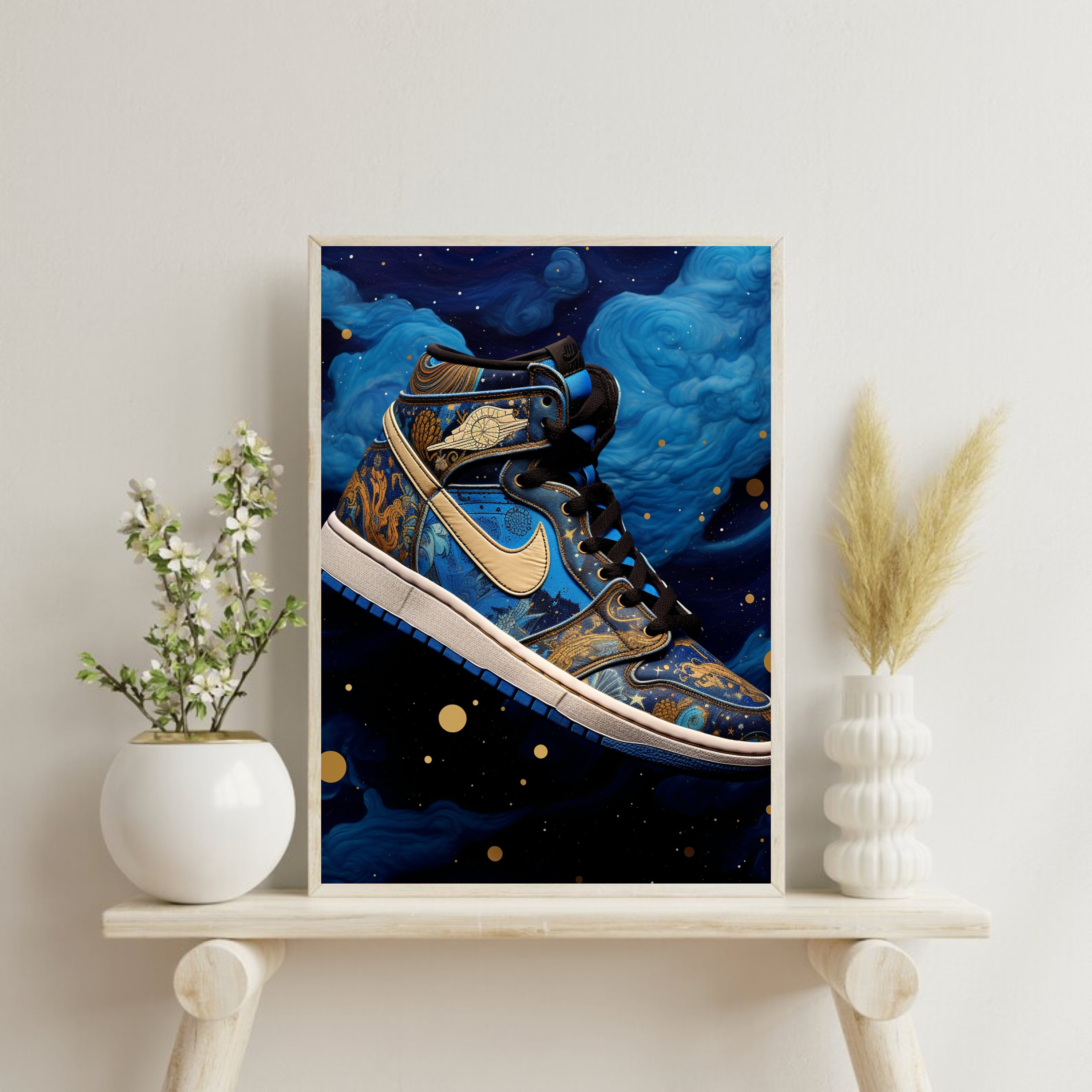 AIR JORDAN ART, Jordan Shoe Hype Sneaker, Canvas Print Air Jordan ...