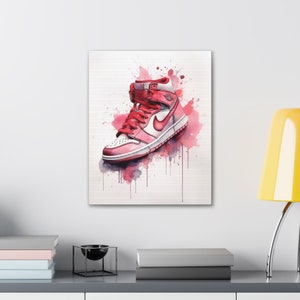 AIR JORDAN ART, Jordan Shoe Hype Sneaker, Canvas Print Air Jordan ...