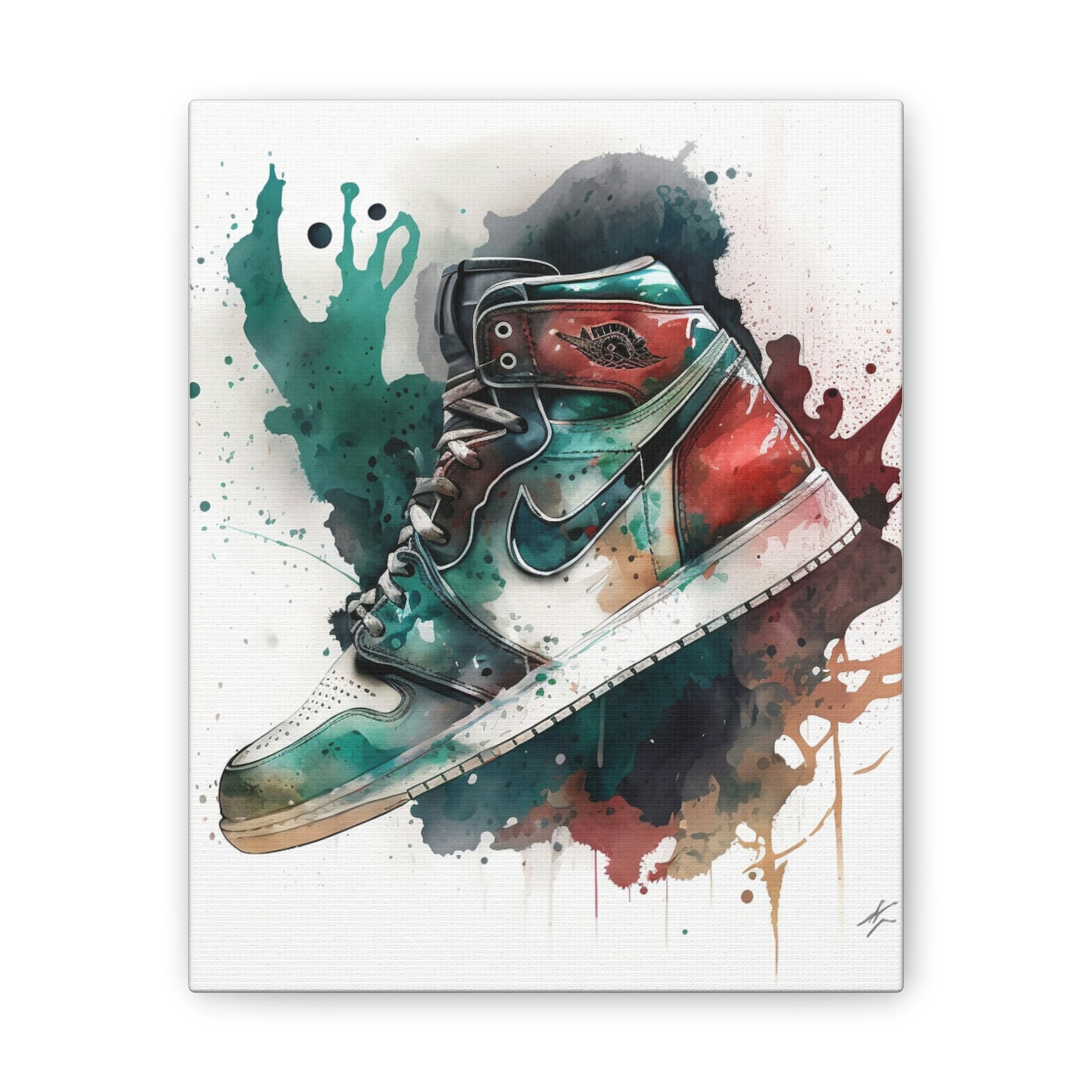 AIR JORDAN ART, Jordan Shoe Hype Sneaker, Canvas Print Air Jordan ...