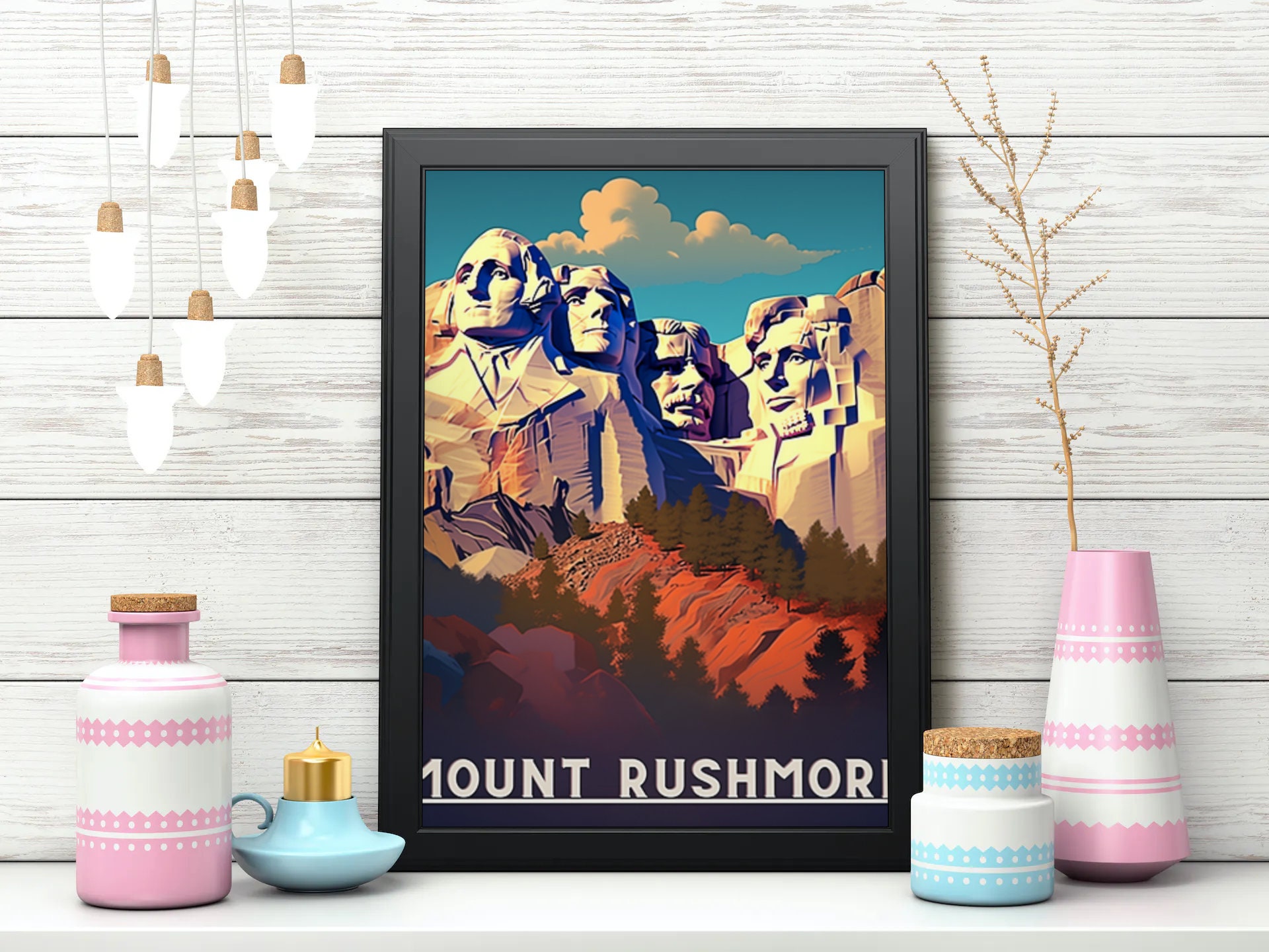 PRINTABLE Mount Rushmore, Travel, Travel Poster, DIGITAL DOWNLOAD ...