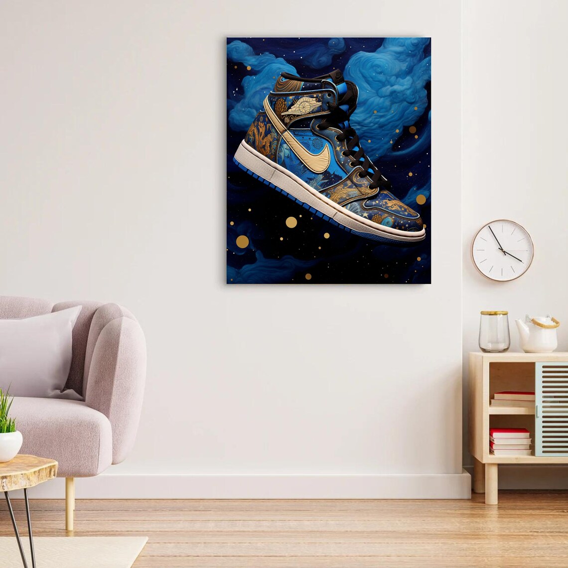 AIR JORDAN ART, Jordan Shoe Hype Sneaker, Canvas Print Air Jordan ...