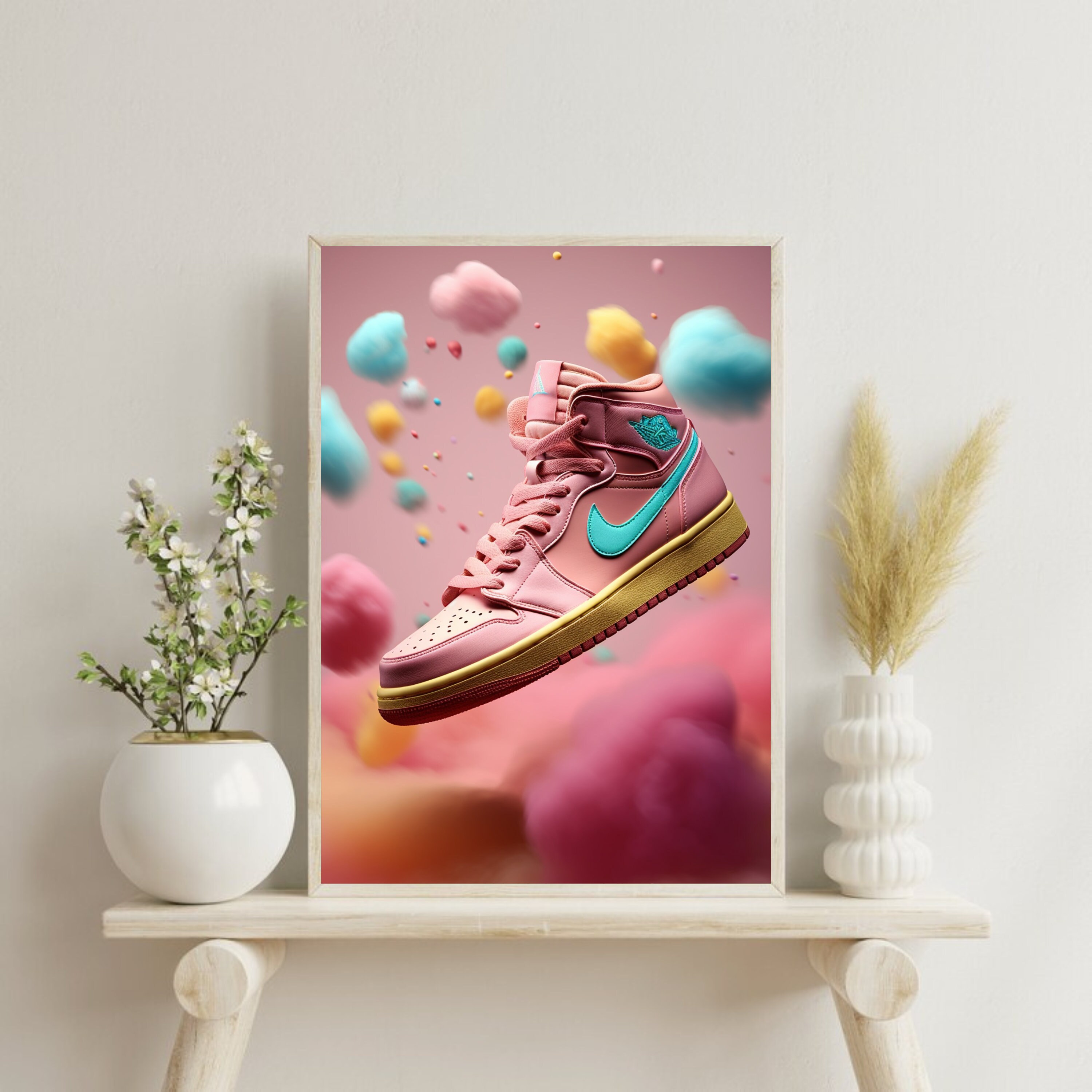 AIR JORDAN ART, Jordan Shoe Hype Sneaker, Canvas Print Air Jordan ...