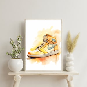AIR JORDAN ART, Jordan Shoe Hype Sneaker, Canvas Print Air Jordan ...
