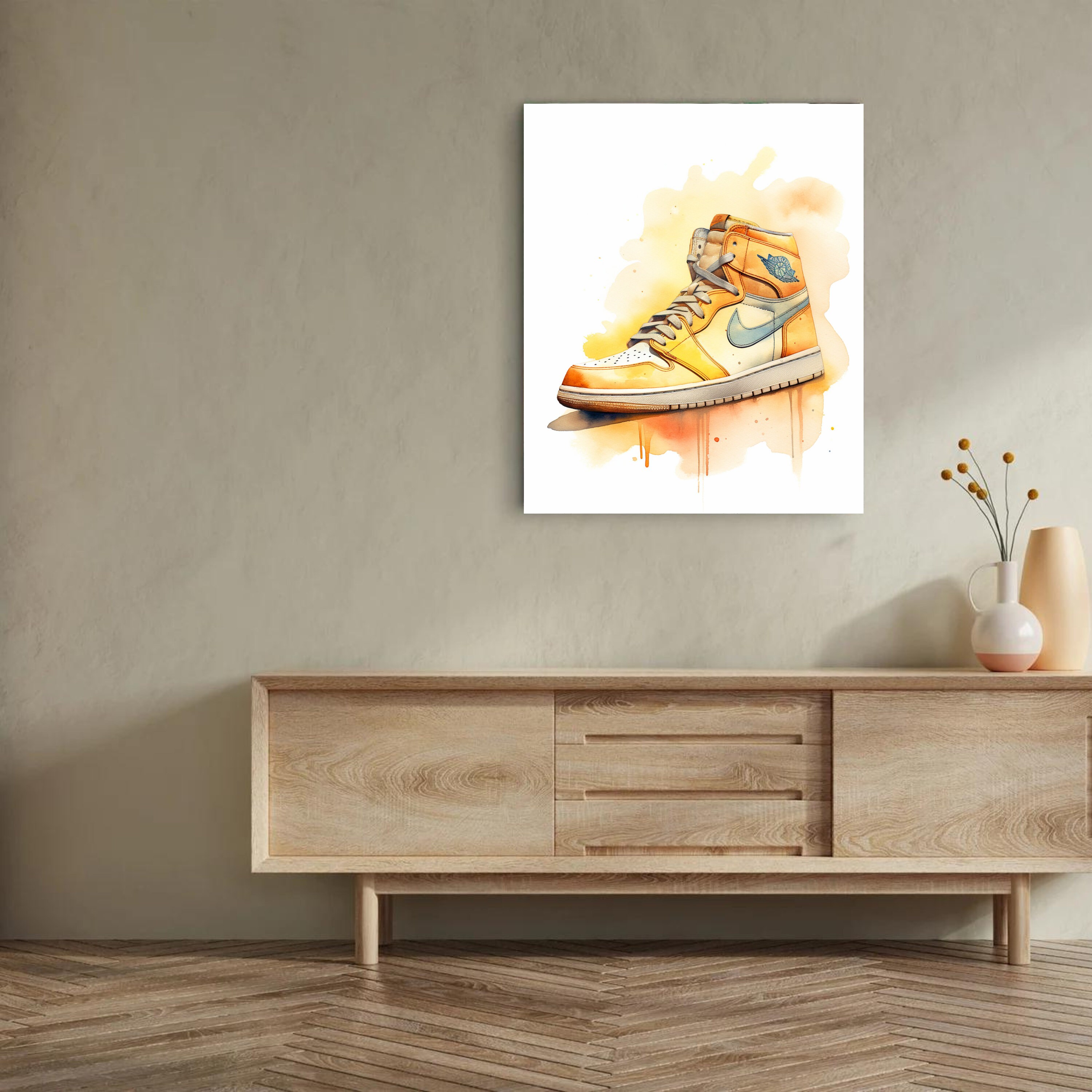 AIR JORDAN ART, Jordan Shoe Hype Sneaker, Canvas Print Air Jordan ...