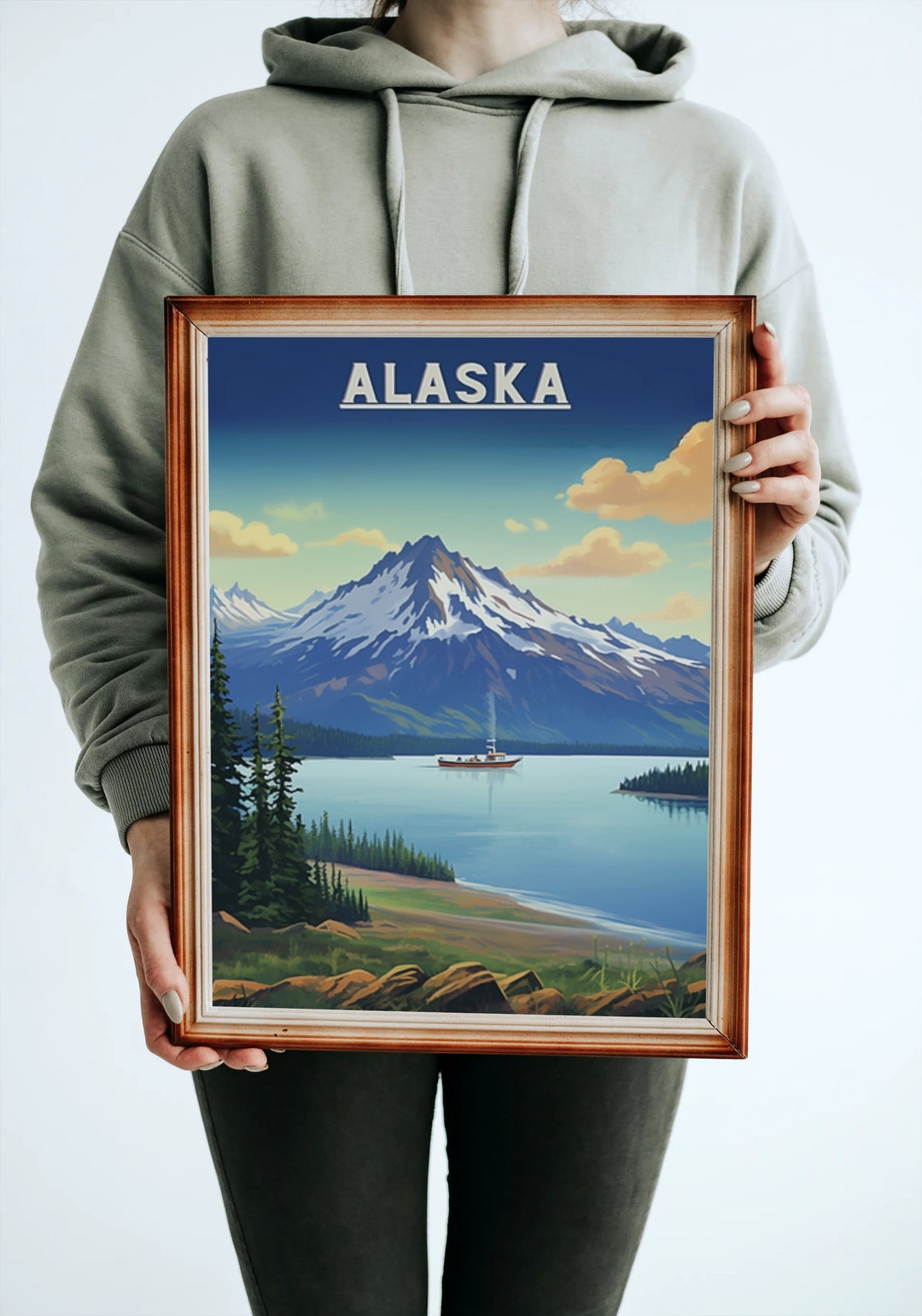 PRINTABLE Alaska, Travel, Travel Poster, DIGITAL DOWNLOAD, Travel ...