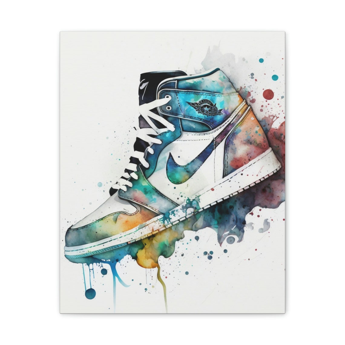 AIR JORDAN ART, Jordan Shoe Hype Sneaker, Canvas Print Air Jordan ...