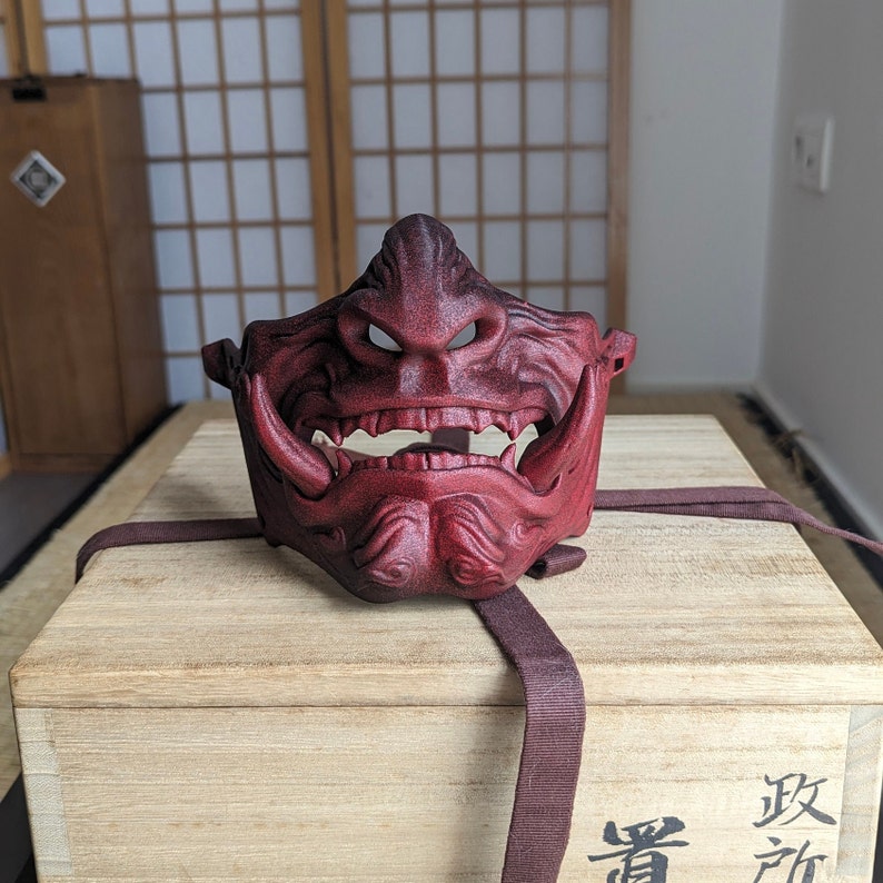 Mempo Oni Mask - Etsy