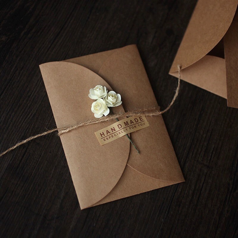 Handmade DIY Bouquet Envelope Wedding Invitation Letter - Etsy