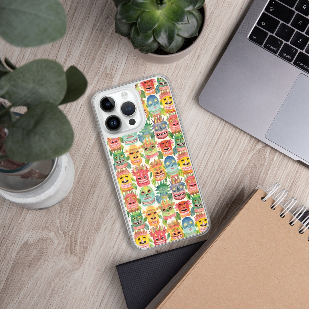 Cute Wittle Tikis Aesthetic Watercolor Tiki Design Iphone - Etsy