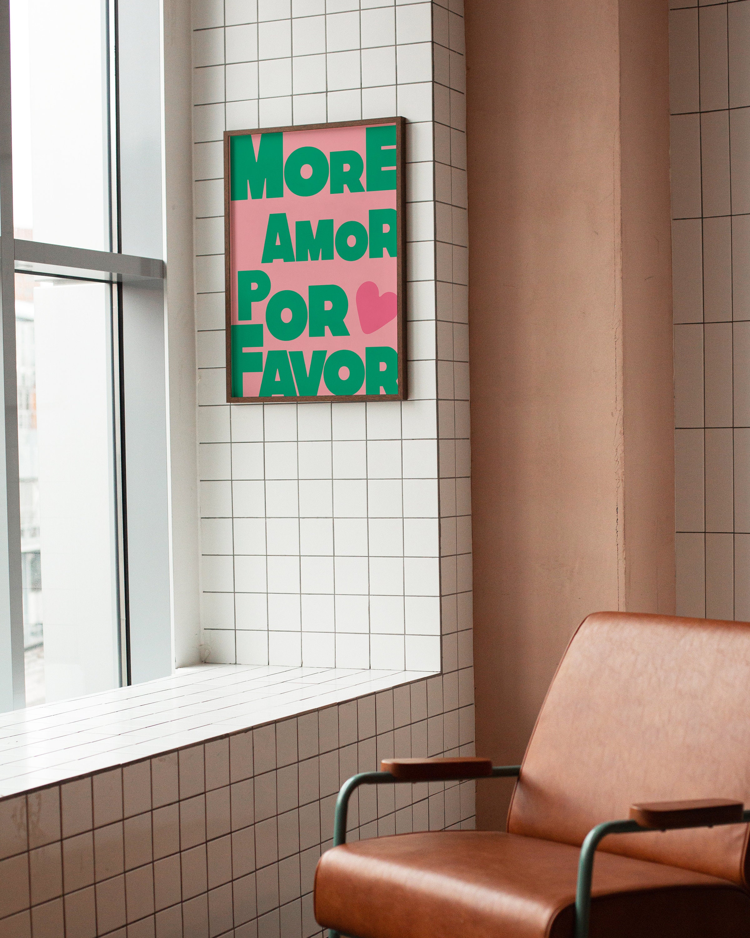 More Amor Por Favor, More Amor Wall Art, Amor Quote Poster, Hand ...