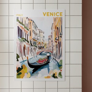 Venice Art Print, Venezia Italy Art Print, Venice Watercolor Painting ...