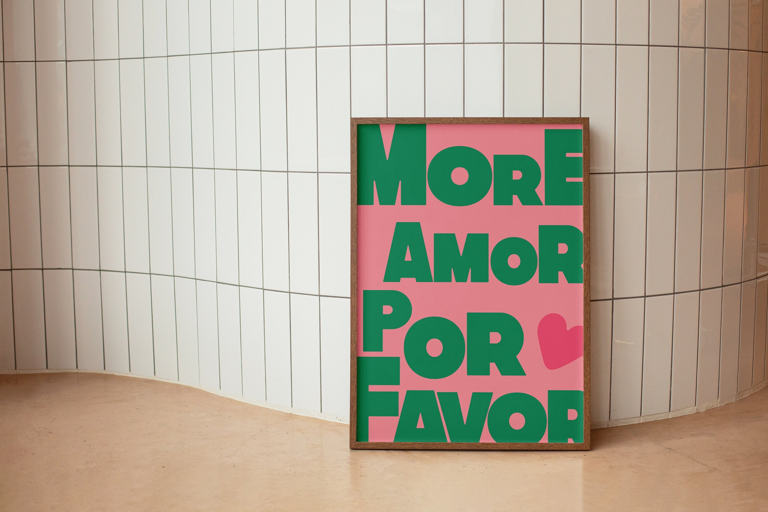 More Amor Por Favor More Amor Wall Art Amor Quote Poster - Etsy