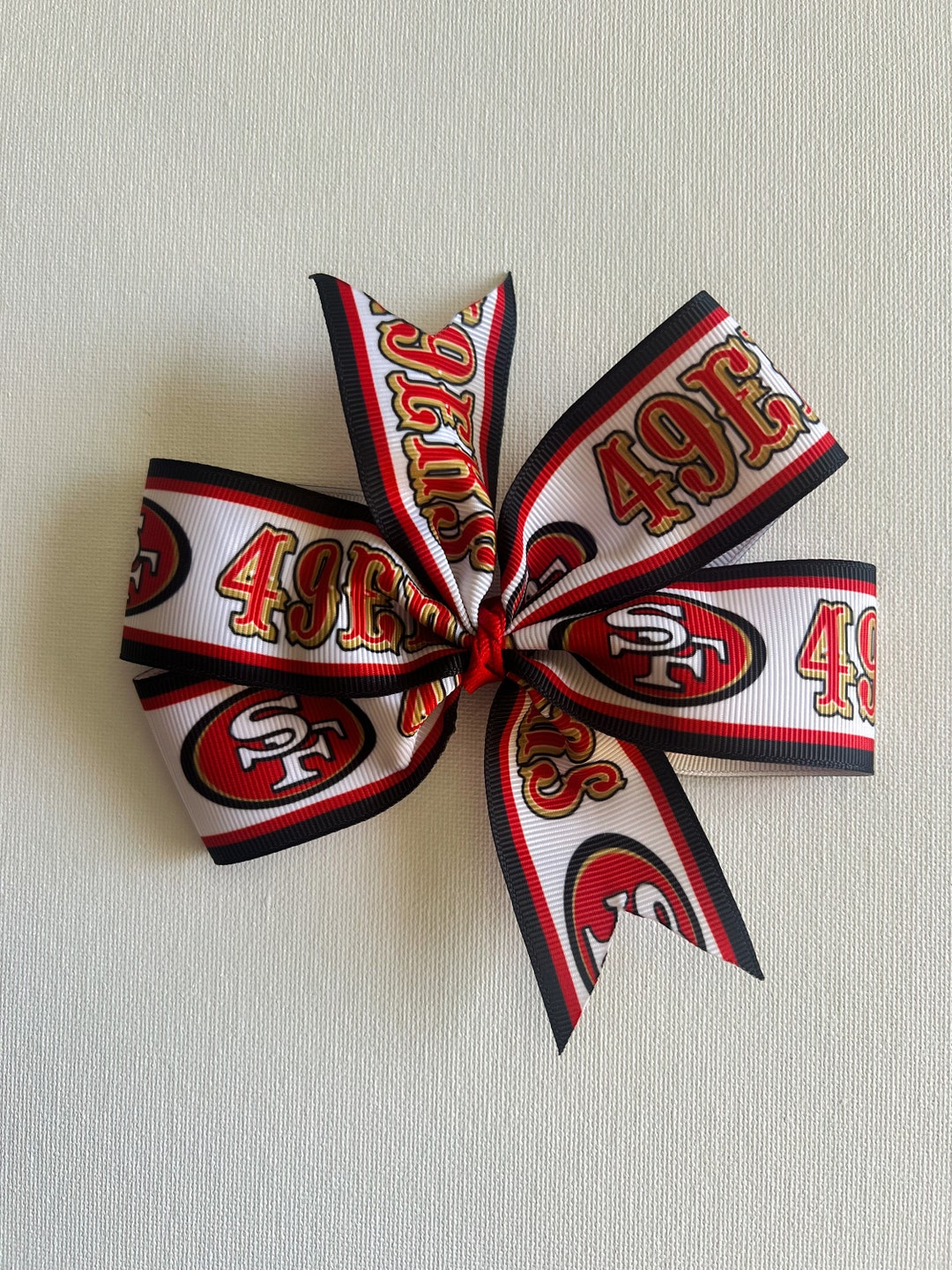San Francisco 49ers Hair Bow | Toddler Hair Bow | Girl Hair Clip ...