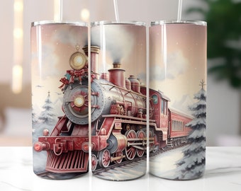 Polar Express Tumbler Wrap PNG - Etsy