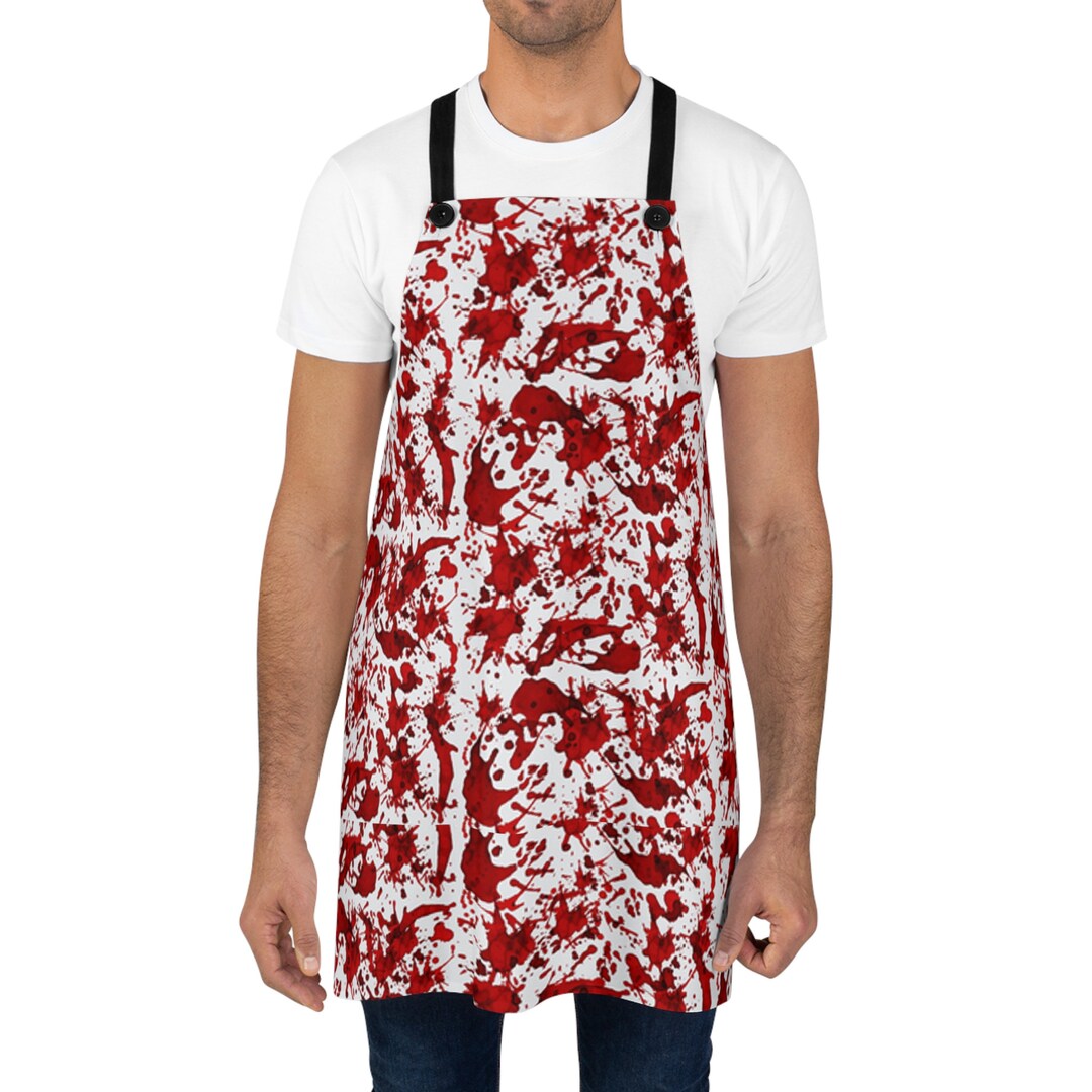 Blood Splatter Murder Apron AOP - Etsy