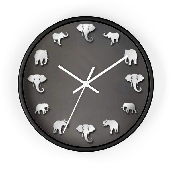 Elephant Clock - Etsy