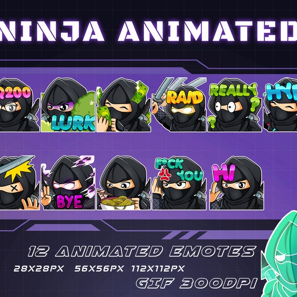 Ninja Emote Twitch - Etsy Australia