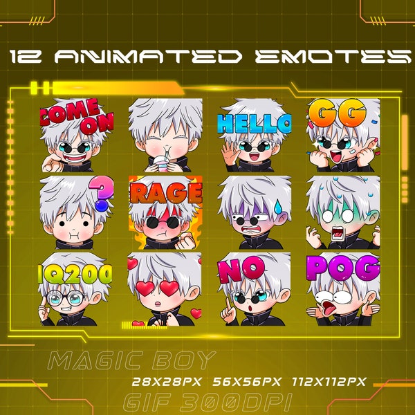 Jjk Emotes - Etsy UK